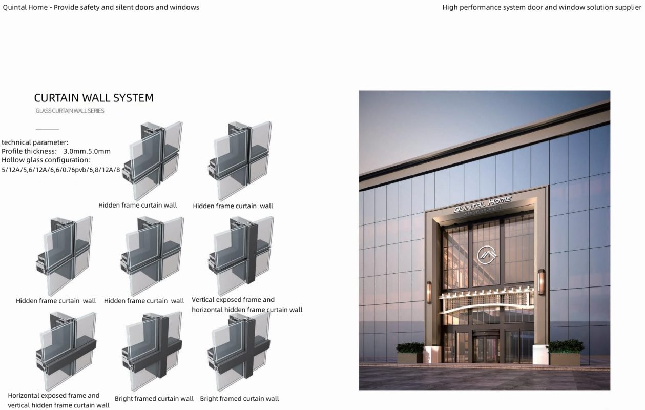 CURTAIN WALL SYSTEM - Quintal Doors & Windows